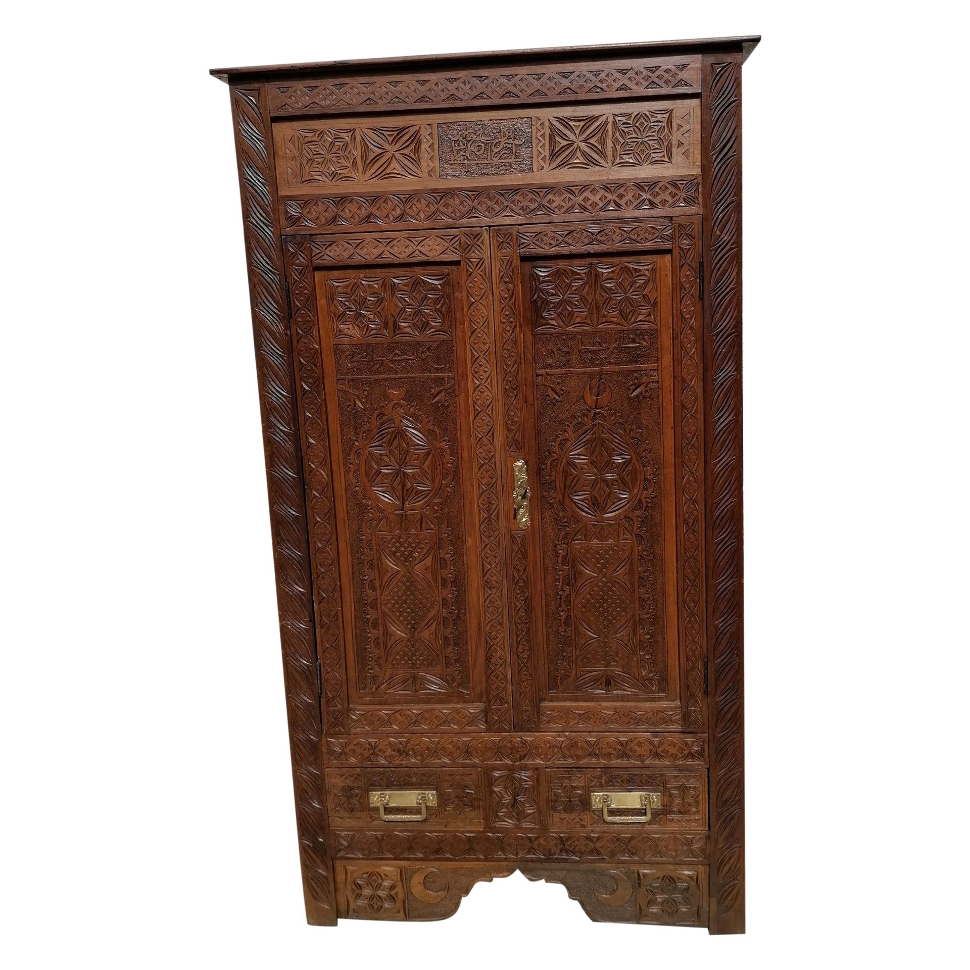 beautiful richly carved high buffet from ALGERIA - Buffets, Sideboards ...