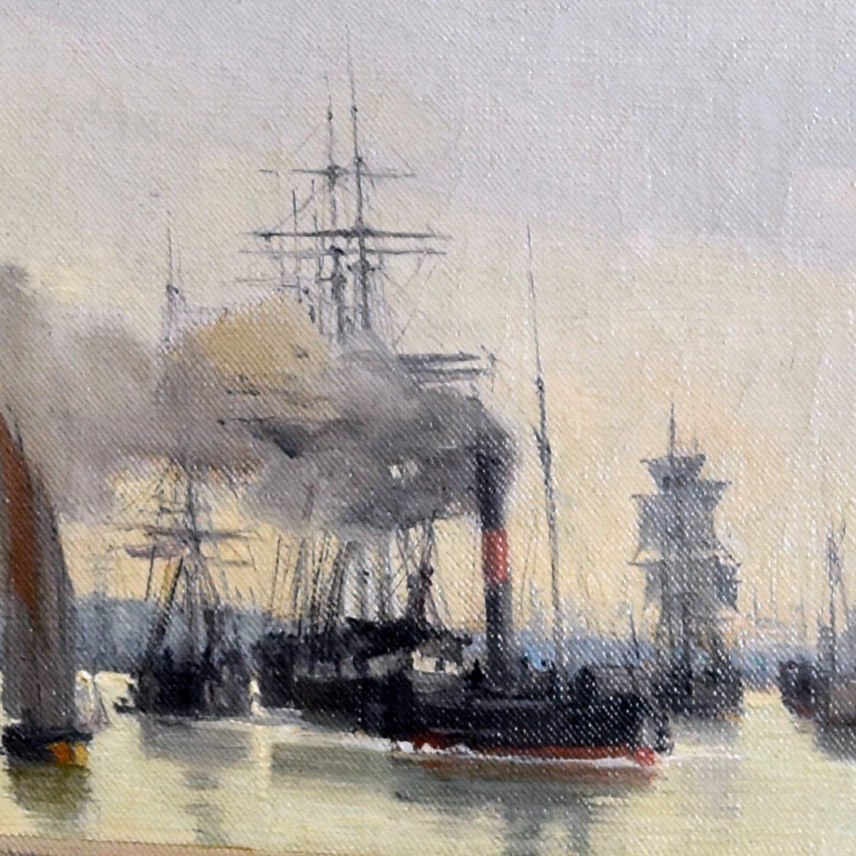 Oil On Canvas By Albert François Fleury, View O... | Antikeo