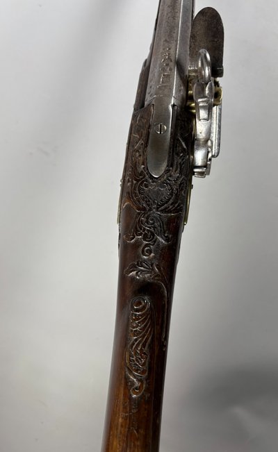 17th-century wheel-lock arquebus converted to f... | Antikeo