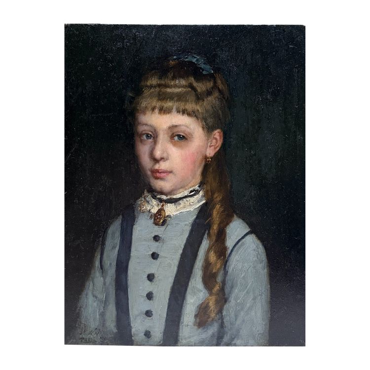 French Impressionist School - Portrait of a you... | Antikeo