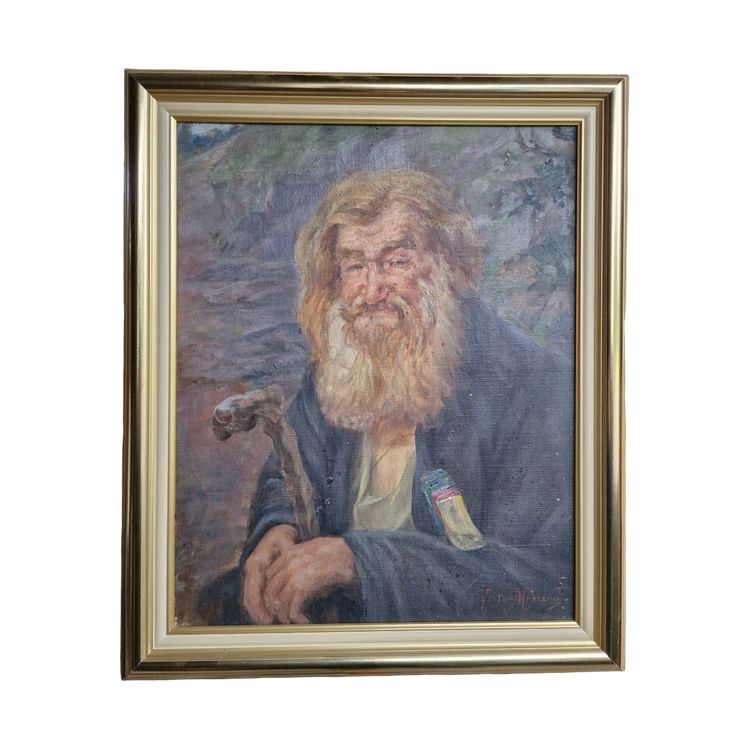 Portrait De Vagabond Colporteur Breton Bretagne... | Antikeo