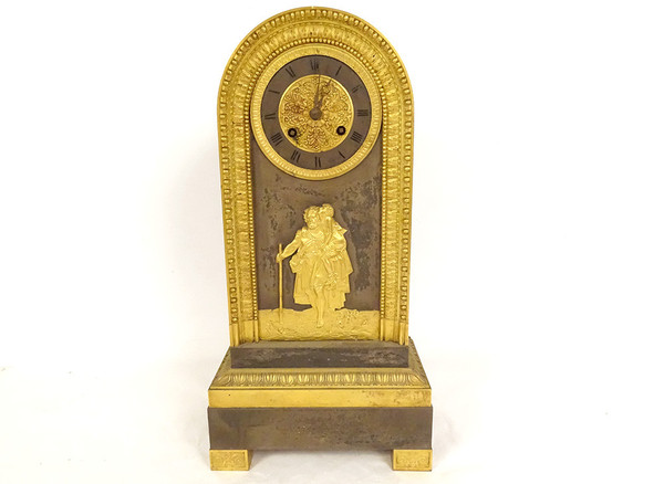 Clock Borne Restoration Gilt Bronze Bélisaire B... | Antikeo